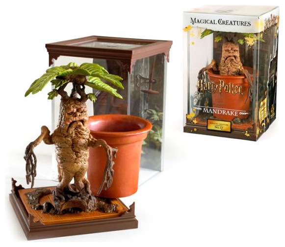 The Noble Collection Harry Potter Magical Creatures Statue Mandrake 13 ...
