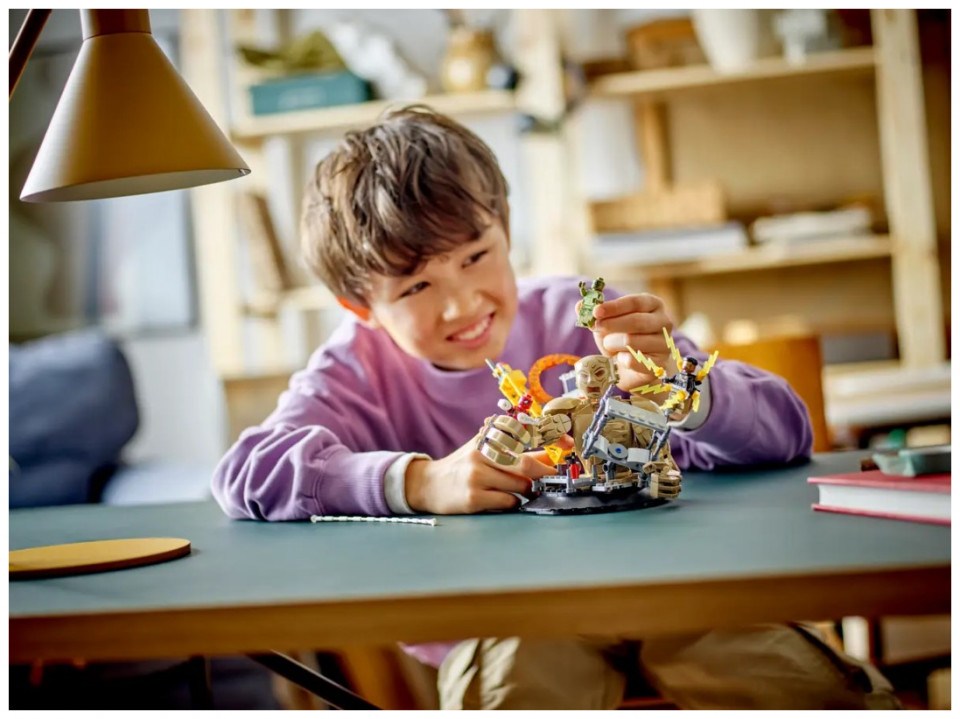 LEGO 76280 Super Heroes Spider-Man vs. Sandman: Final Battle μόνο με 40 ...