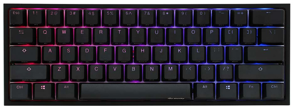 Ducky One 2 mini Pro Black RGB Cherry MX Brown Switches DKON2061ST ...